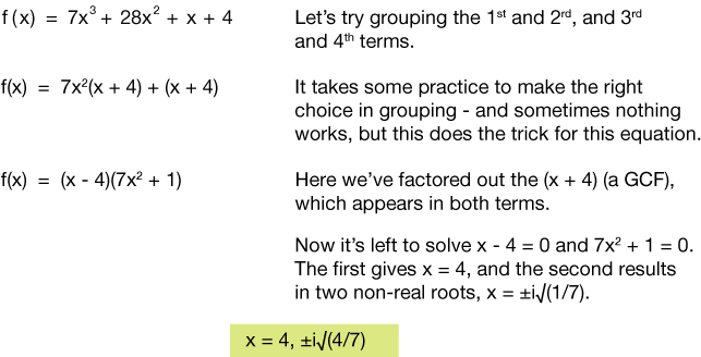 Polynomial functions