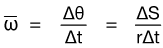Angular velocity